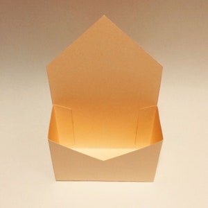 Envelope Flower Gift Box, Envelope Flower Box Template, Envelope Gift ...