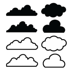 Cloud Svg, Cloud Dxf, Clouds Dxf, Cloud Png, Clouds Png, Cloud Template ...