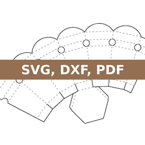 Flower Pot Box Template, Flower Box, Paper Flower Pot, Pot Box, Flower ...