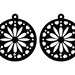 Round Earrings Svg, Round Earrings Dxf, Round Earrings Cut File, Round ...