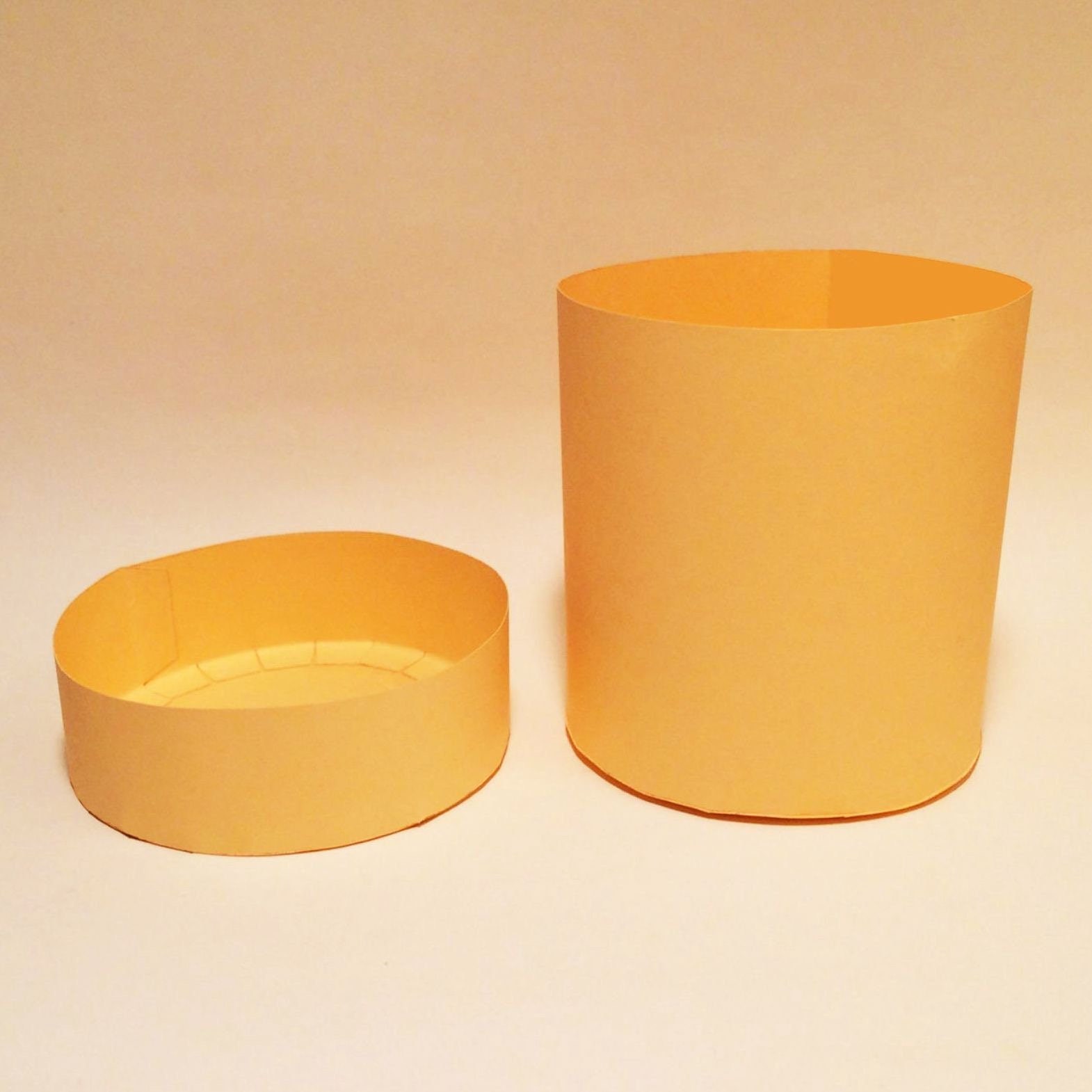 Round Box With Lid Template, Hat Gift Box, Circle Box, Round Gift Box ...