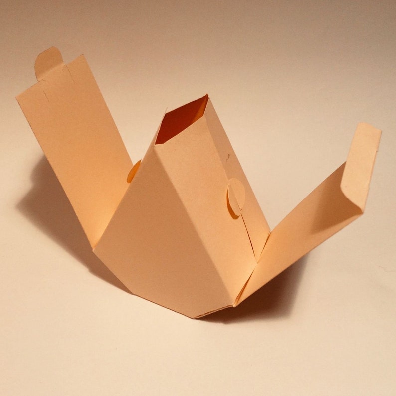 Cone Box Template, Pyramid Box, Sandwich Box, Gift Box, Flower Box, SVG ...