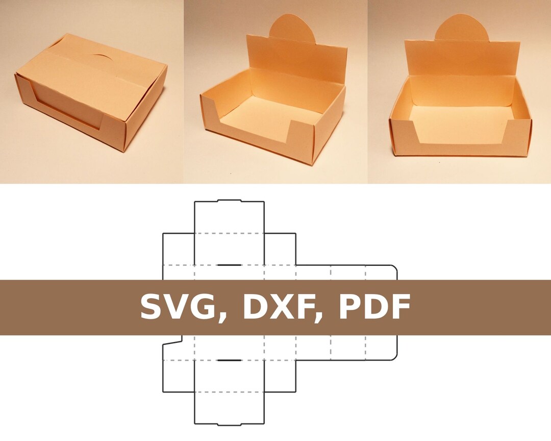 Display Box Template, Countertop Display, SVG, DXF, PDF, Cricut ...