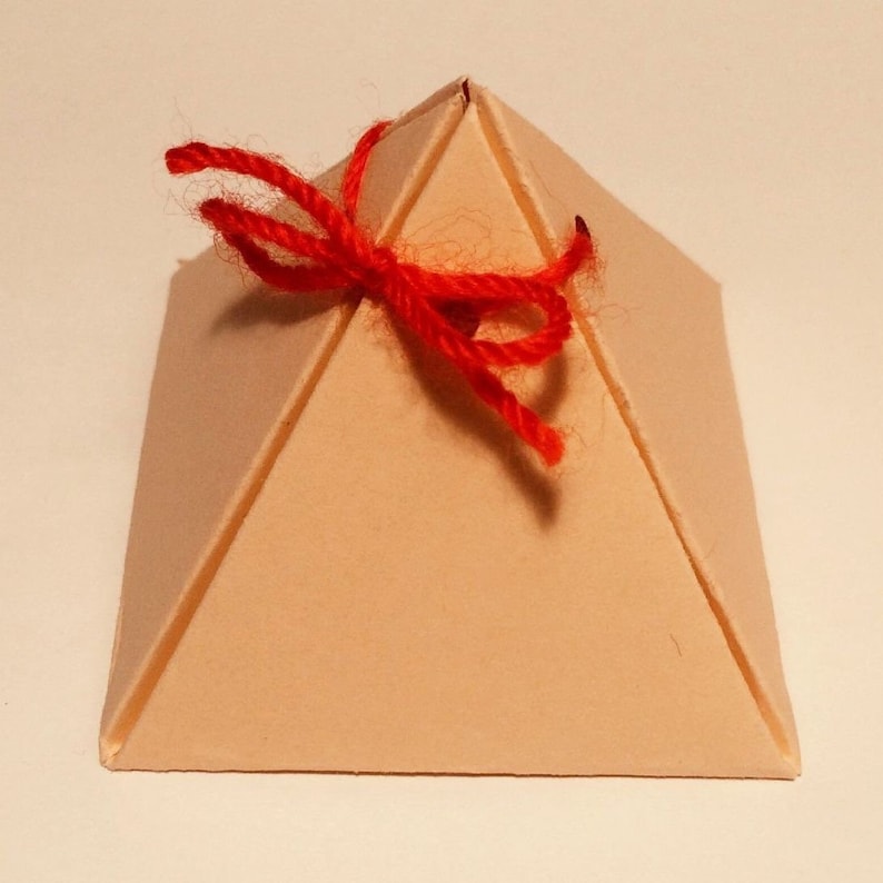 Pyramid Shape Box Template, Pyramid Box, Triangle Box, DIY Box, Gift ...