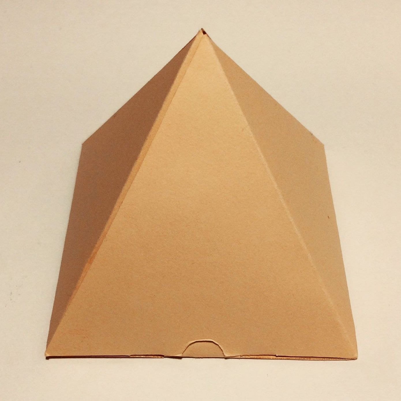 Pyramid Box Template, Pyramid Container, Pyramid Shaped Box, Pyramid ...