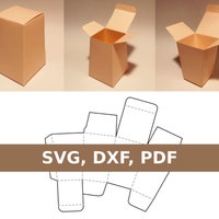 Paint and Brush Box, Digital File SVG With Video Tutorial, Box SVG, Box ...