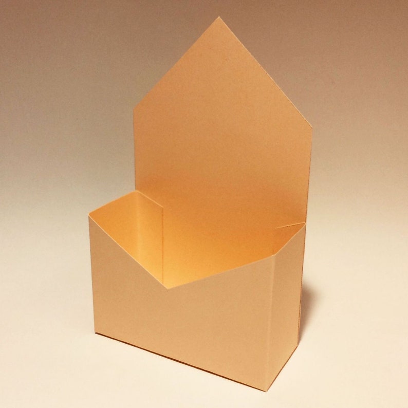 Envelope Flower Gift Box, Envelope Flower Box Template, Envelope Gift ...