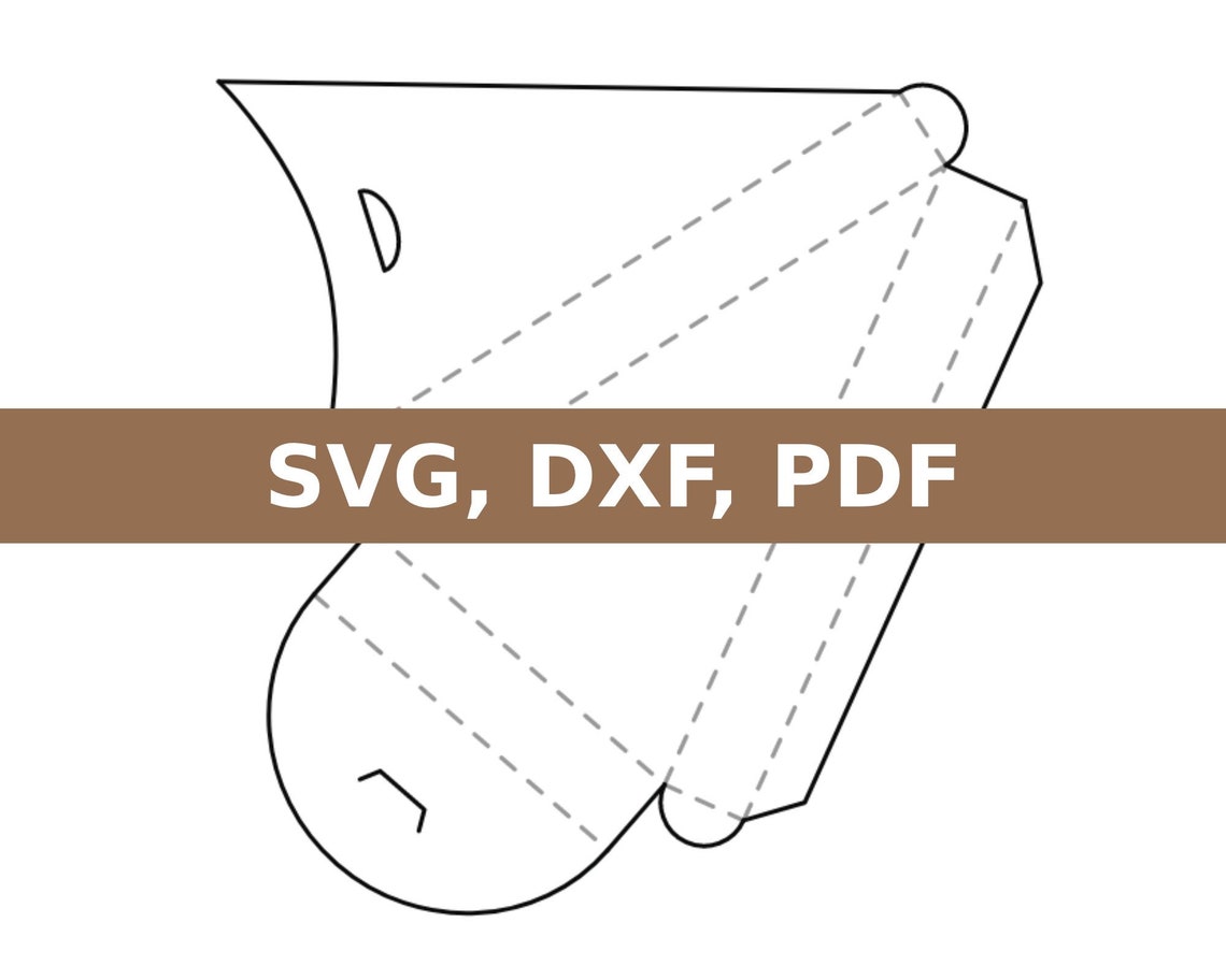 Pizza Slice Box Template, Pizza Slice Container, Pizza Slice Packaging ...
