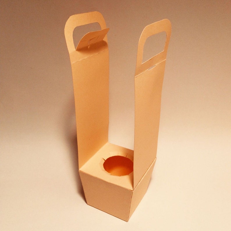 Cup Gift Bag Bag Template, Cup Box, Cup Gift Bag, Cup Gift Box, Coffee ...