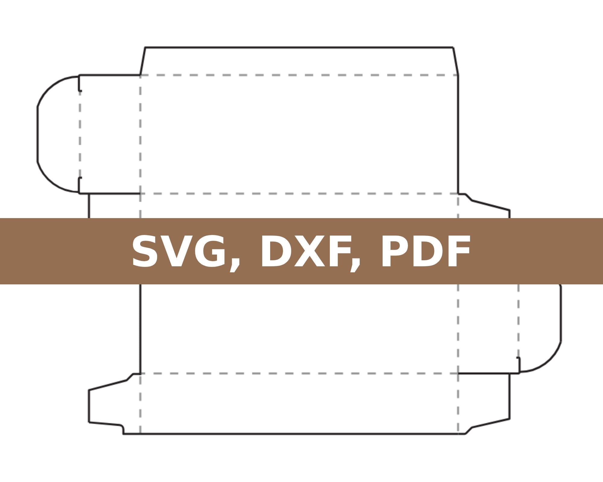 Tube Box Template, Toothpaste Box Template, Cream Box Template, SVG ...