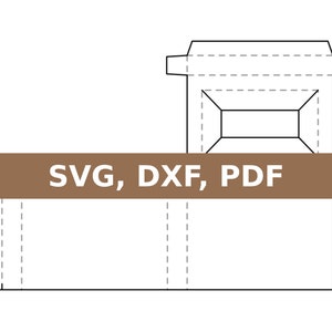 Frame Box Template, Shadow Box Svg, Frame Box Svg, Box With Frame, SVG ...