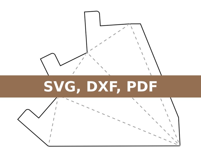 Flower Box Template, Single Flower Box, Flower Gift Box, Bouquet Gift ...