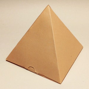 Pyramid Box Template, Pyramid Container, Pyramid Shaped Box, Pyramid ...