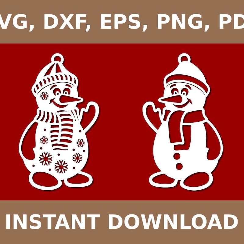 Snowman Svg File - Etsy