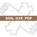 Tool Box Template, Tool Kit, Toolkit, Briefcase Box, Toolbox, SVG, DXF ...