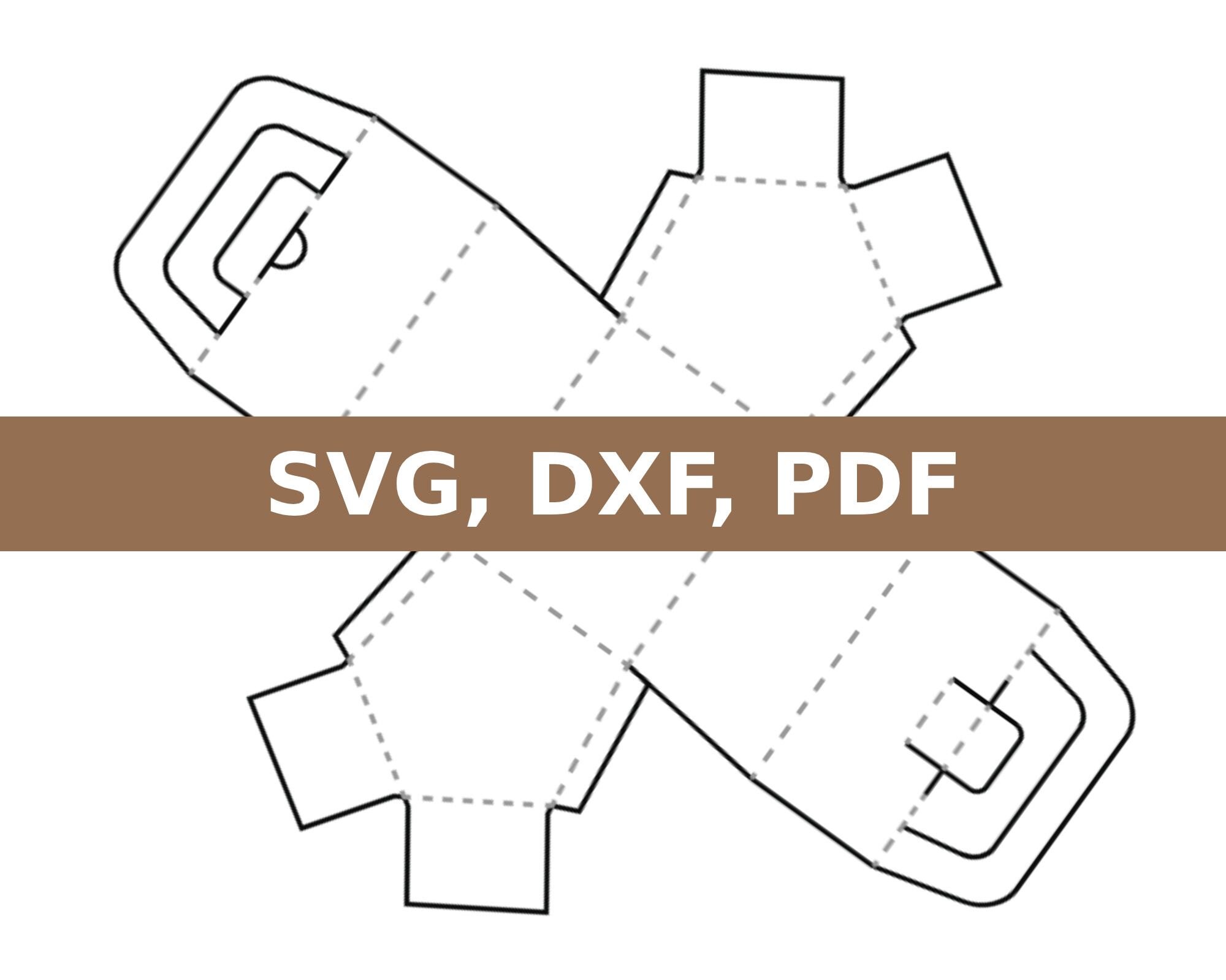 Tool Box Template, Tool Kit, Toolkit, Briefcase Box, Toolbox, SVG, DXF ...