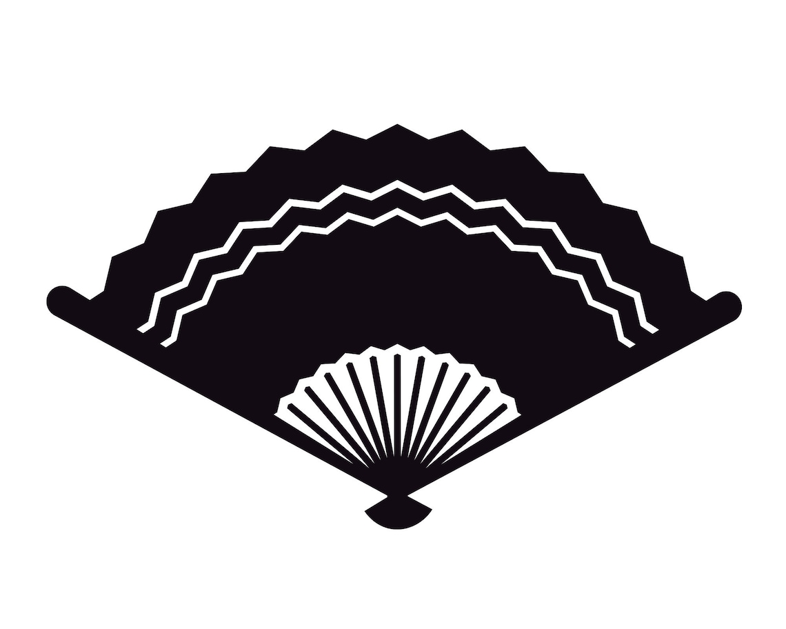 Hand Fan Svg, Hand Fan Dxf, Hand Fan Png, Hand Fan Cut File, Hand Fan ...