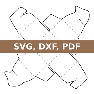 Cat Box Template, Box With Cat, Cat Gift Box, Cat Shaped Box, SVG, PDF ...