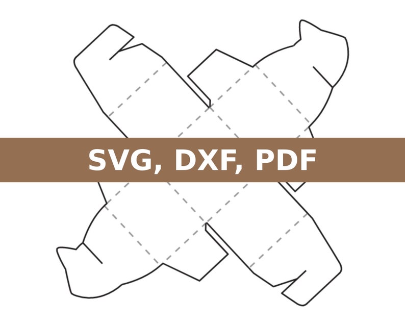 Cat Box Template, Box With Cat, Cat Gift Box, Cat Shaped Box, SVG, PDF ...