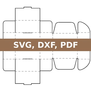 Cake Box Template, Pastry Box Template, Cake Box Svg, Bakery Box Svg ...