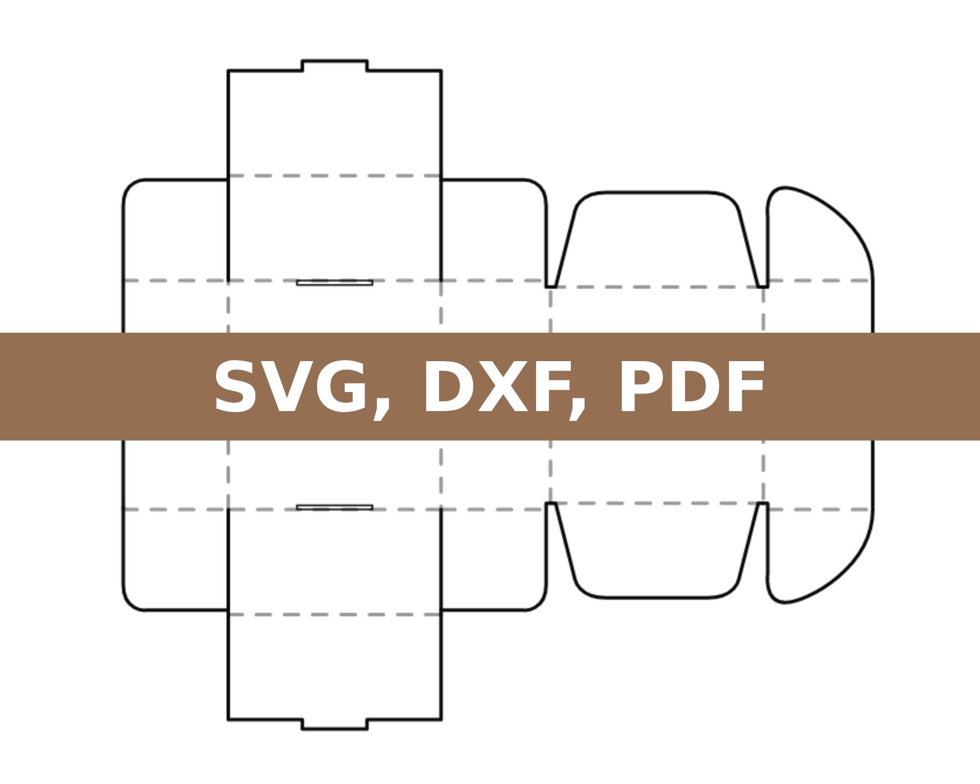 Cake Box Template, Pastry Box Template, Cake Box Svg, Bakery Box Svg ...