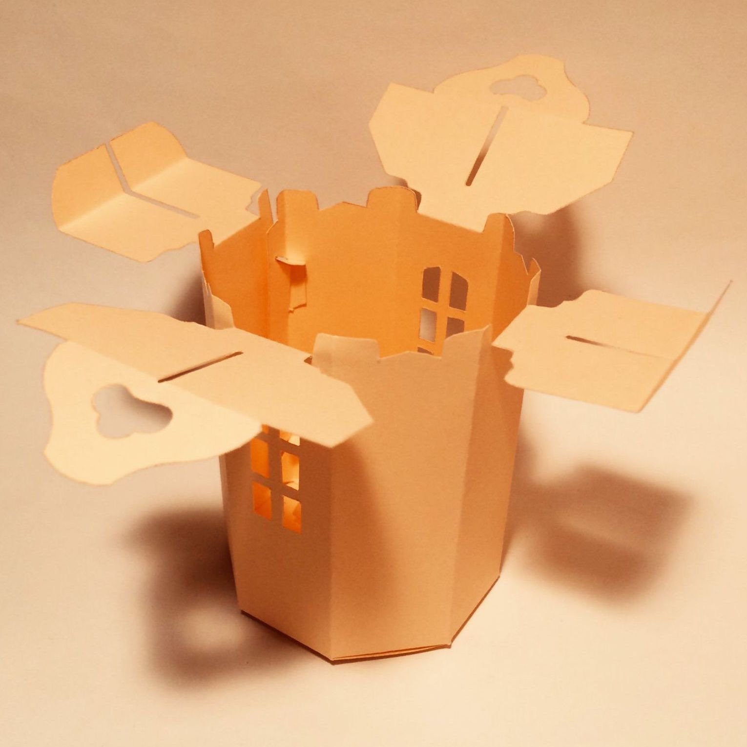 Tower Box Template, House Box, Building Box, House Gift Box, Castle Box ...