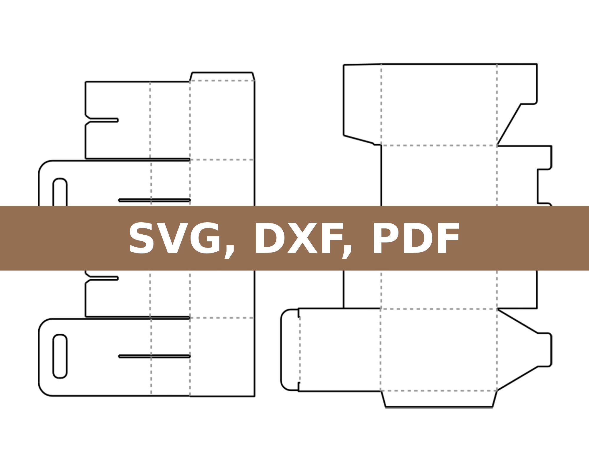 4 Pack Carrier Template, Beer Carrier Bag, SVG DXF PDF, Cricut ...