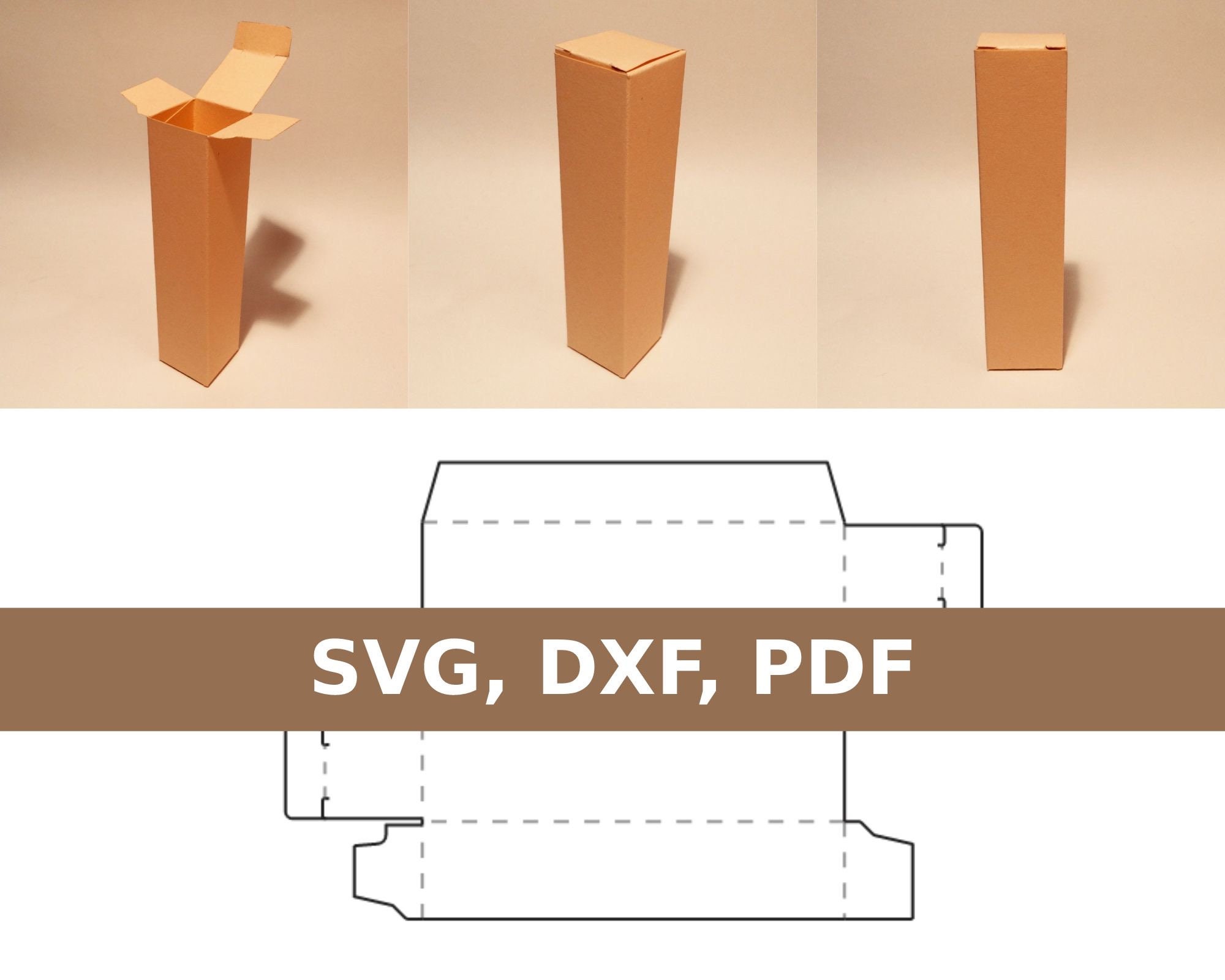 Lipstick Box Template, Lip Balm Box, Lip Gloss Box, Lip Gloss Container ...