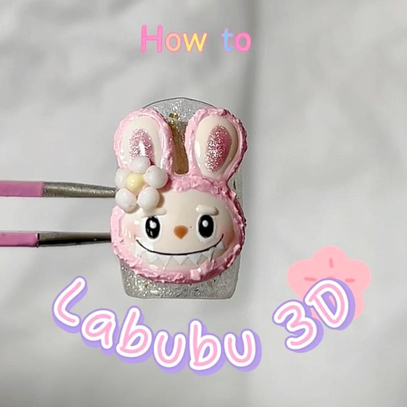 Labubu Nails - Etsy