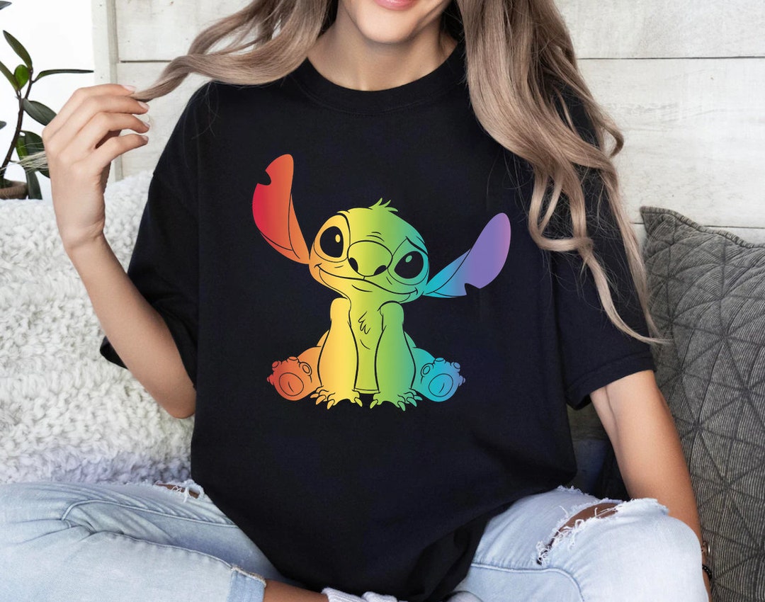Catoon Movie Stitch LGBT Funny T Shirt, Pride Month Stitch Shirt ...