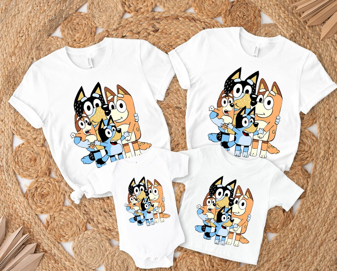Bluey Family T-shirt , Bluey Unisex Shirt, Bluey Youth Toddler Unisex ...