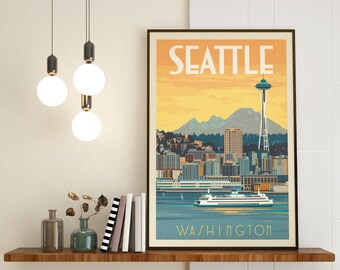 Vintage Retro Art Poster - Etsy