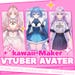 Custom Vtuber Model, Premium Commission, Character Design/cutting ...