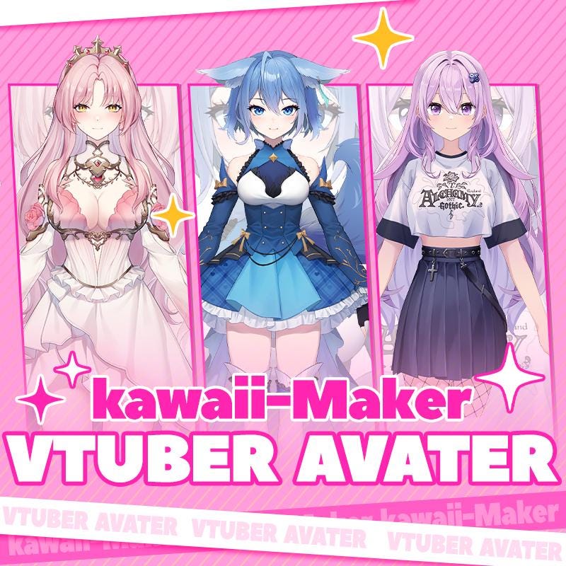 Customizable Vtuber Model - Etsy