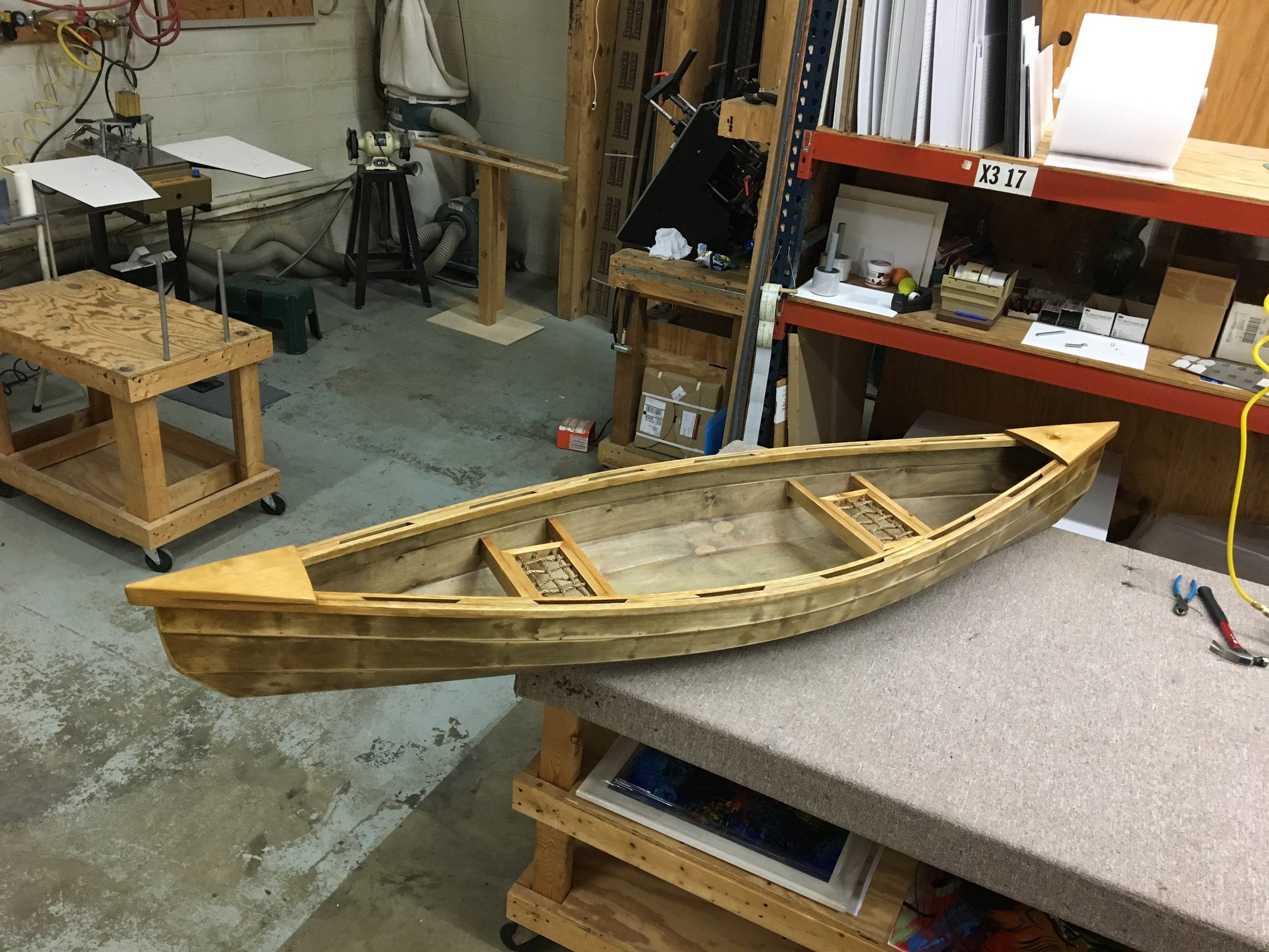 8ft. Wall Display Canoe - Etsy