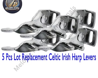 5 Pcs Lot Celtic Irish Harp Levers Replacement A++ Quality | Universal ...