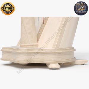 27 String New Piller Style Ivory Colour Harp With Bag and Key - Etsy