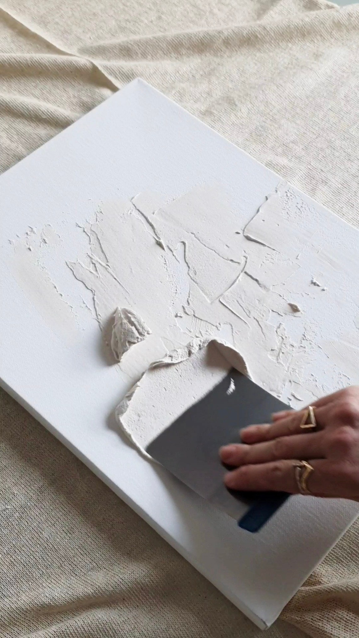 Textured Art Guide // How to Make Textured Art // Plaster Art // DIY ...