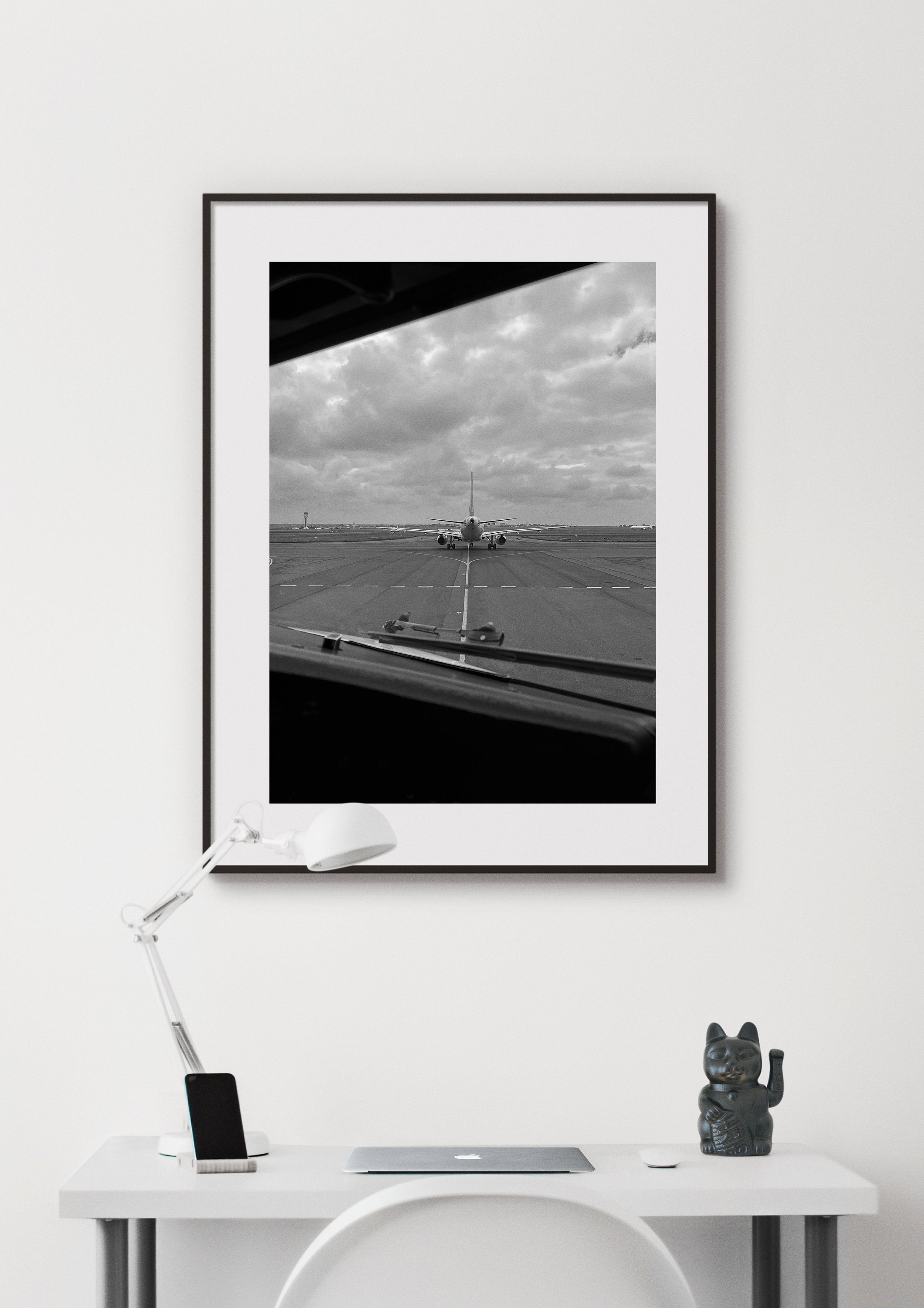 Aviation Photography Print: Airplane Waiting for Takeoff (digital ...