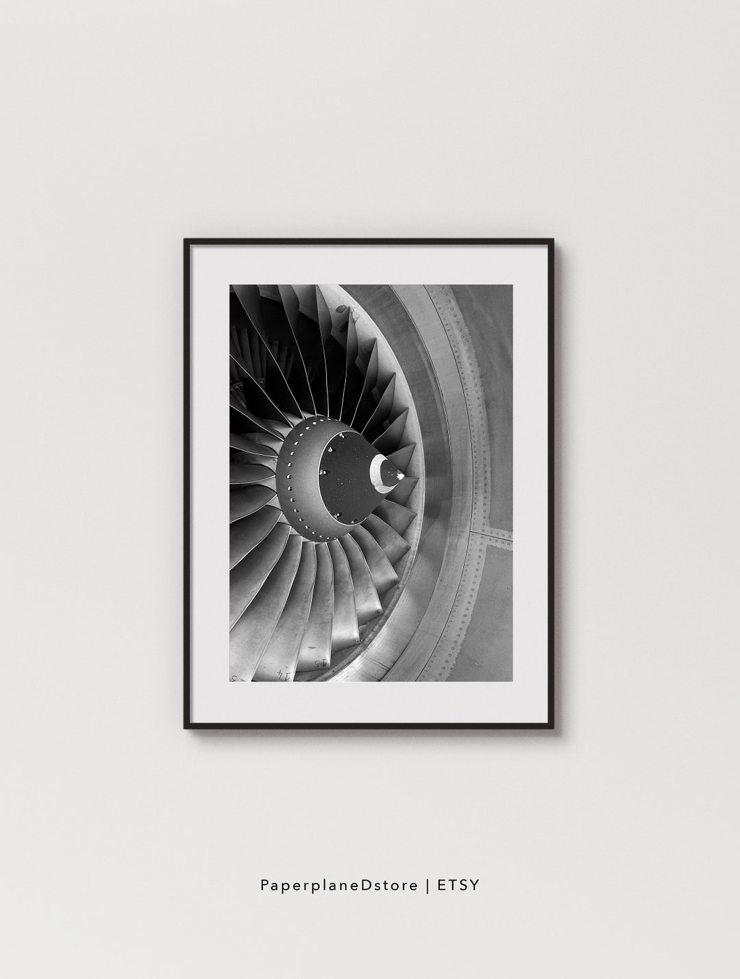 Motor Boeing Descarga digital instantánea, fotografía de aviación, foto ...