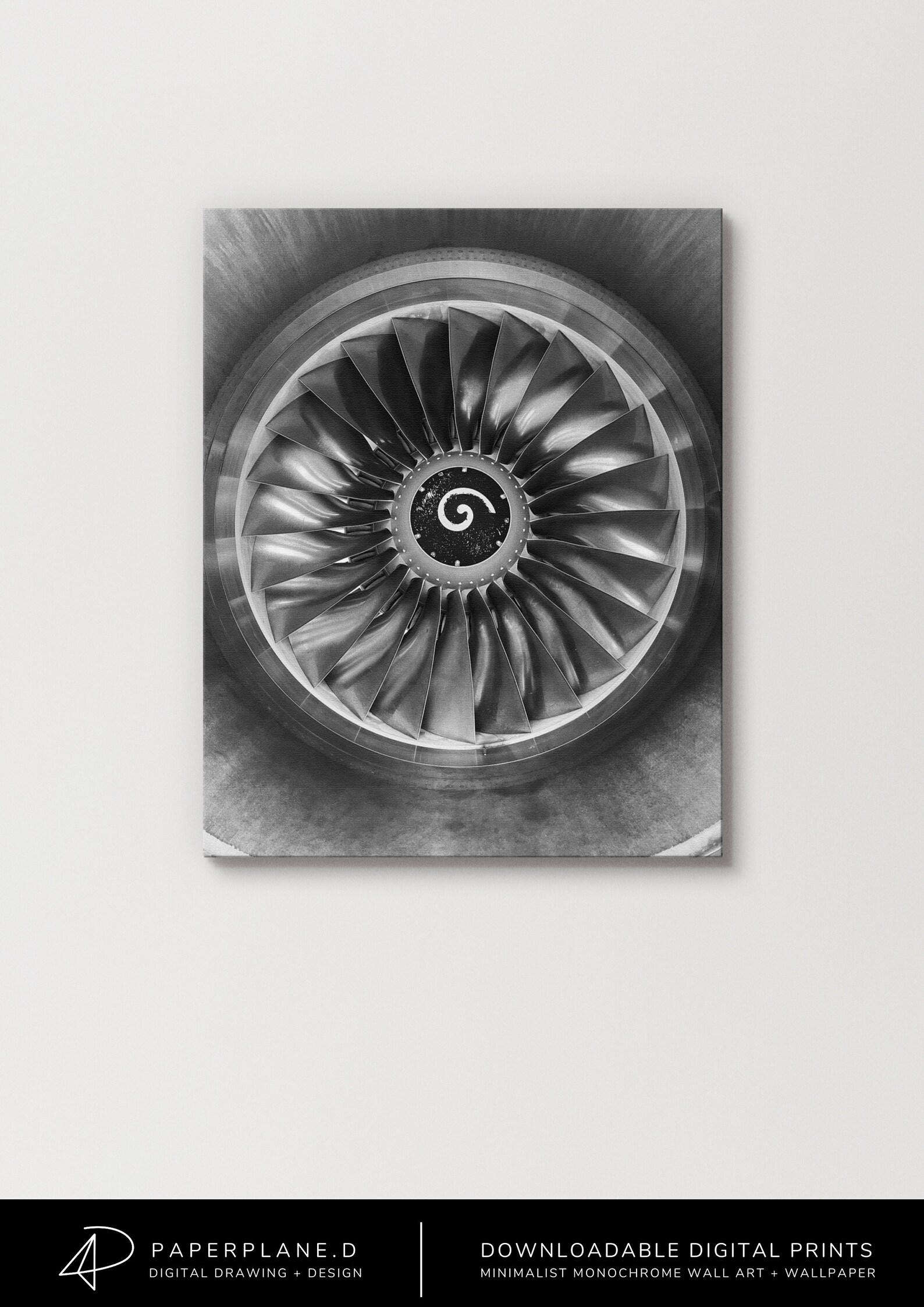 Boeing 737 Turbine - Instant Digital Download, Aviation Photography ...