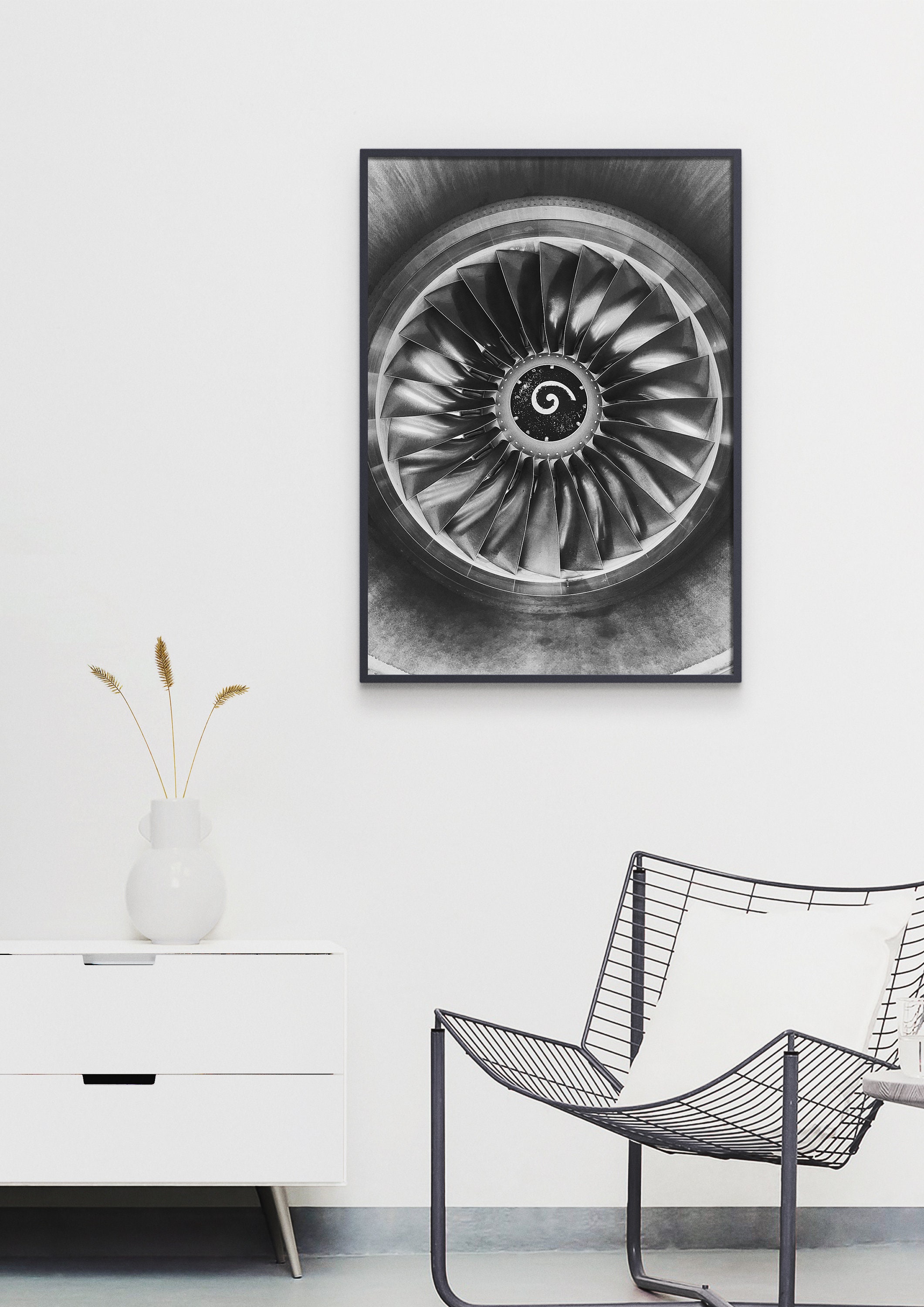 Boeing 737 Turbine - Instant Digital Download, Aviation Photography ...