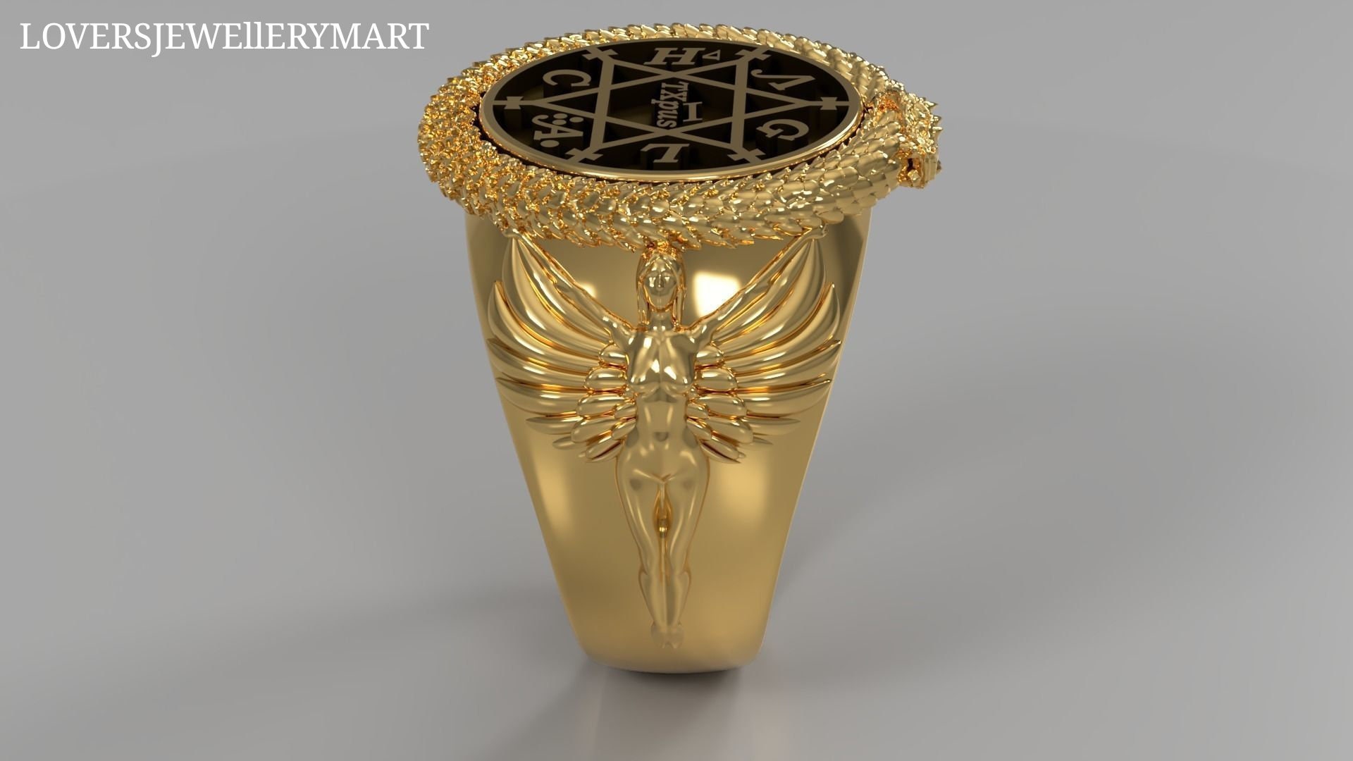 Seal of Solomon Ring, Silver Star of Solomon Ring, Prophet Solomon Seal ...