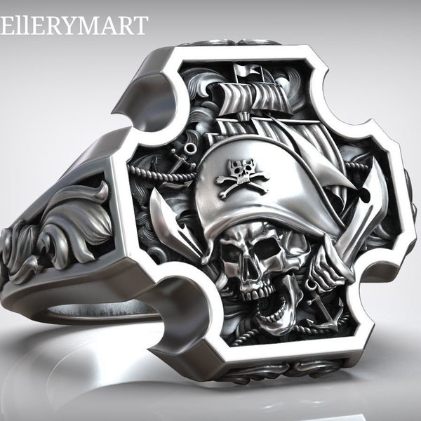 Pirate Ring - Etsy