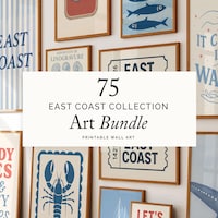 American Flag Blue East Coast Grandmillenial Coquette Prints | Beachy ...
