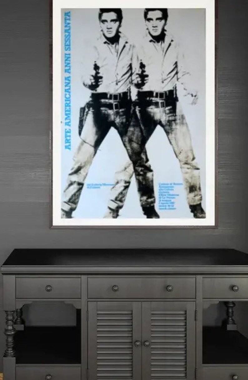 DOUBLE ELVIS by Andy Warhol - Etsy