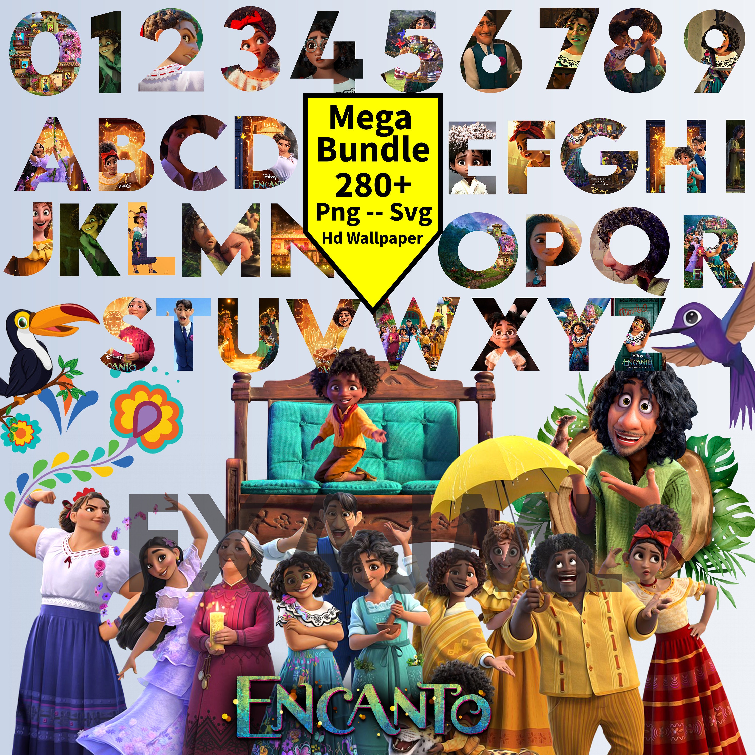 Encanto SVG Digital Download 280 Encanto PNG SVG for - Etsy