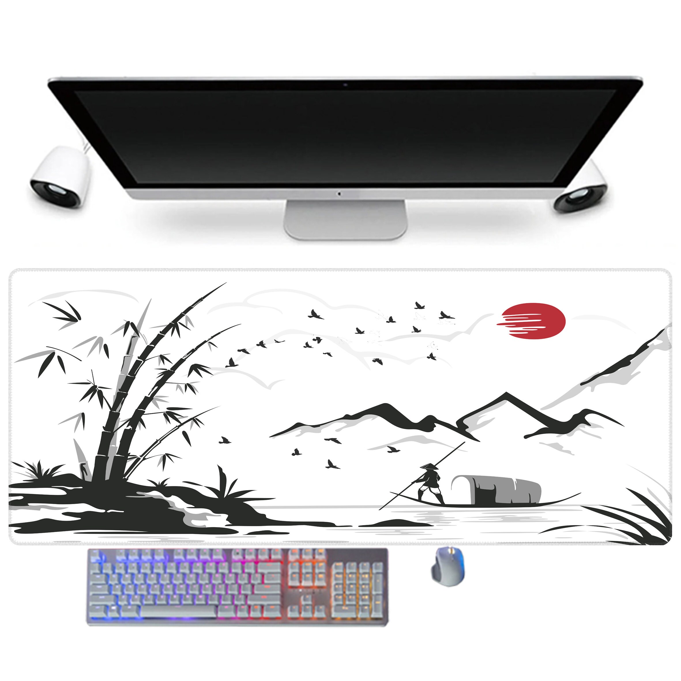 Boatman Desk Mat XL Mouse Pad Office Gaming Computer Desk - Etsy