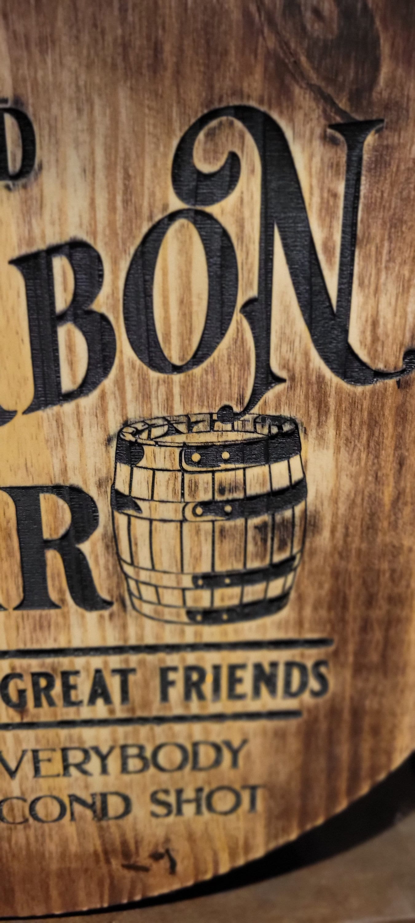 Bourbon Bar Wall Sign - Etsy