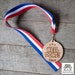 Well Done Wooden Medal With Ribbon Personalised With Name Well Done ...